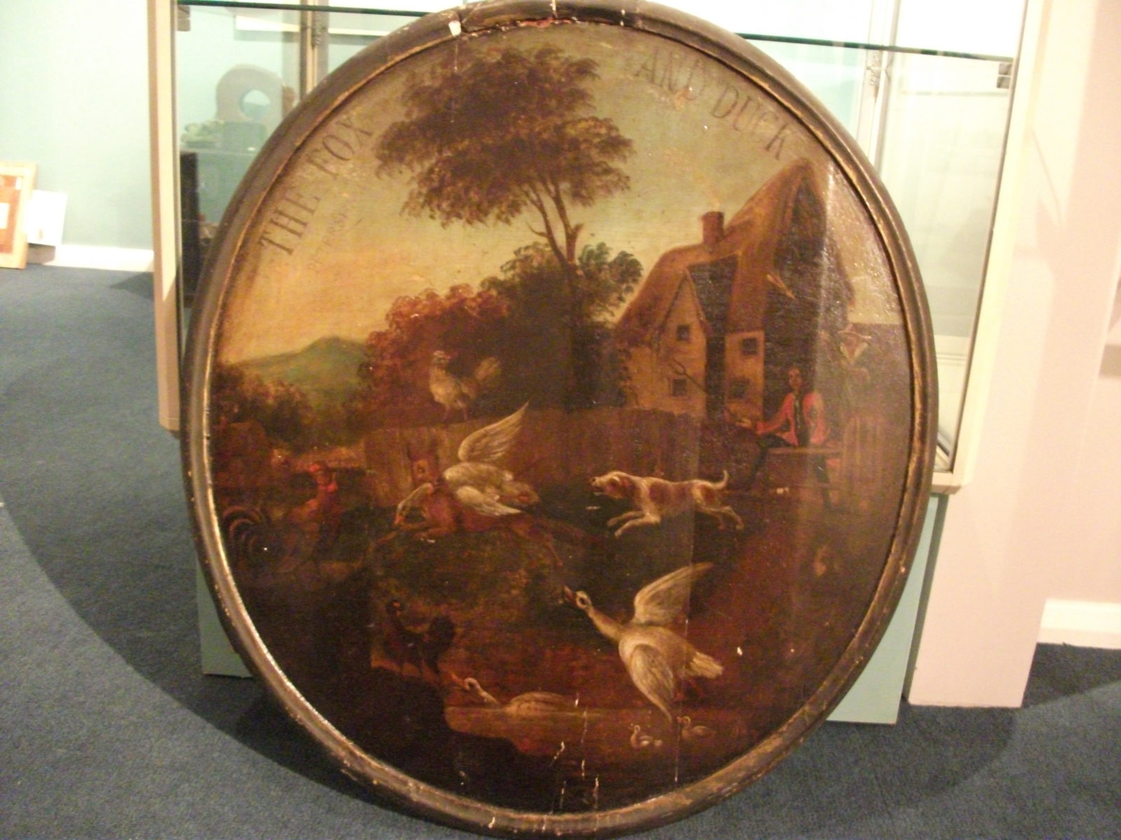 The 'Fox and Duck' Inn sign Petersham – Orleans House Gallery