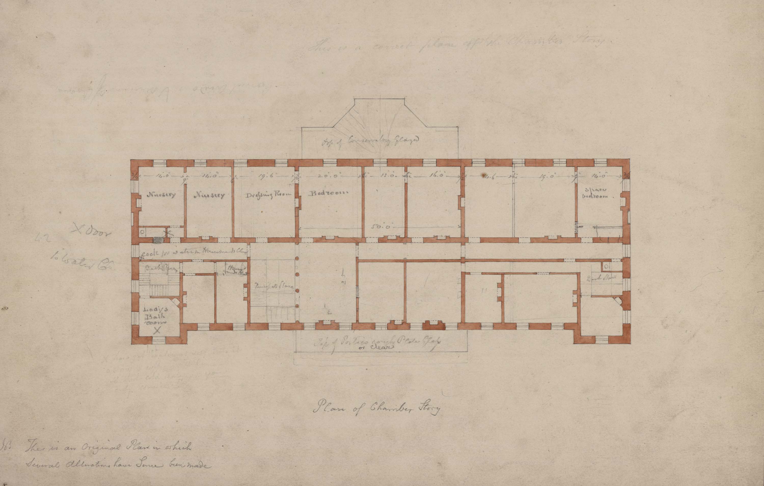 Plan of chamber store of Orleans House – Orleans House Gallery