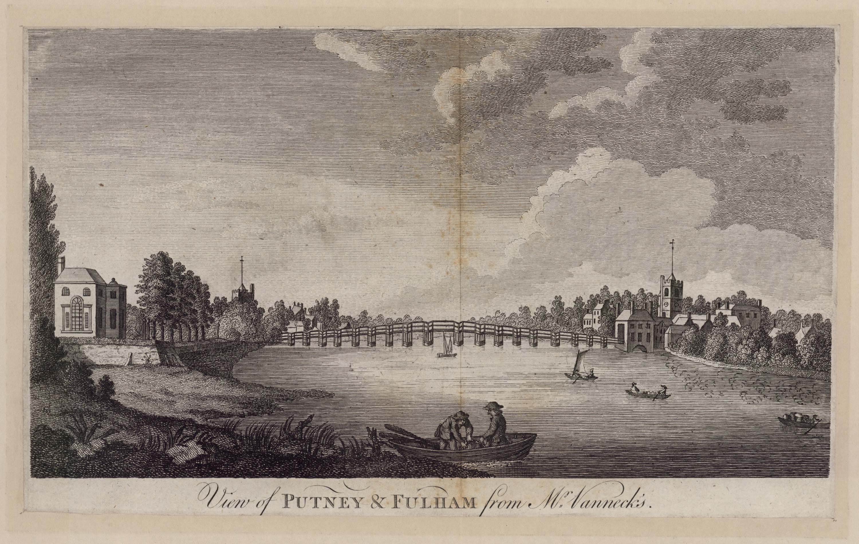 View of Putney and Fulham from Mr Vanneck's – Orleans House Gallery