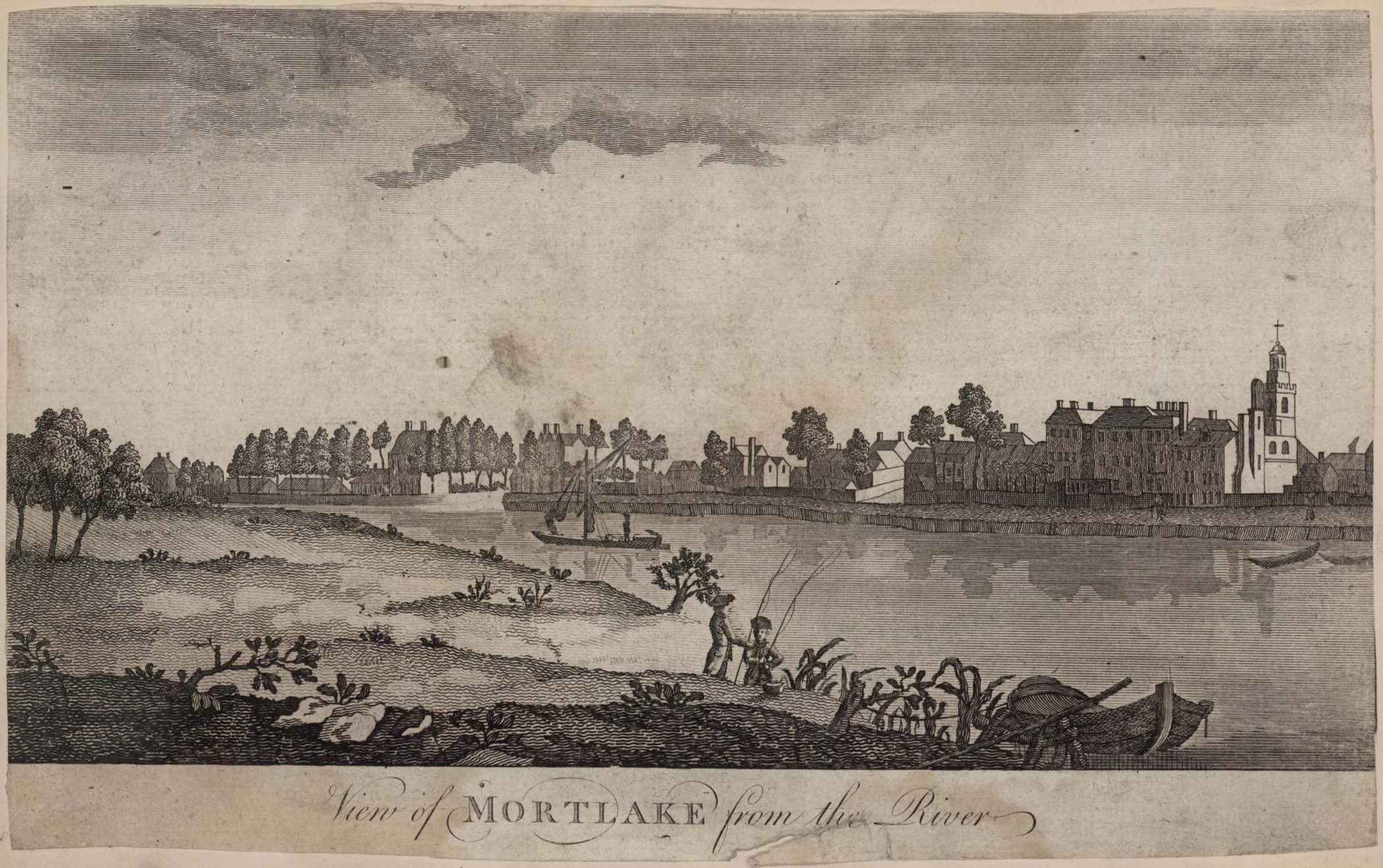 View of Mortlake from the River – Orleans House Gallery
