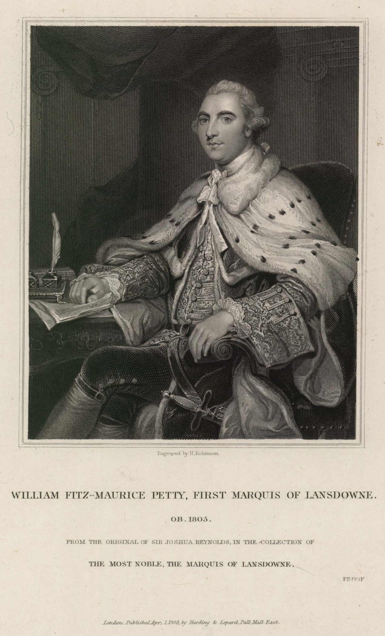 William Fitz-Maurice Petty, First Marquis of Lansdowne – Orleans House ...